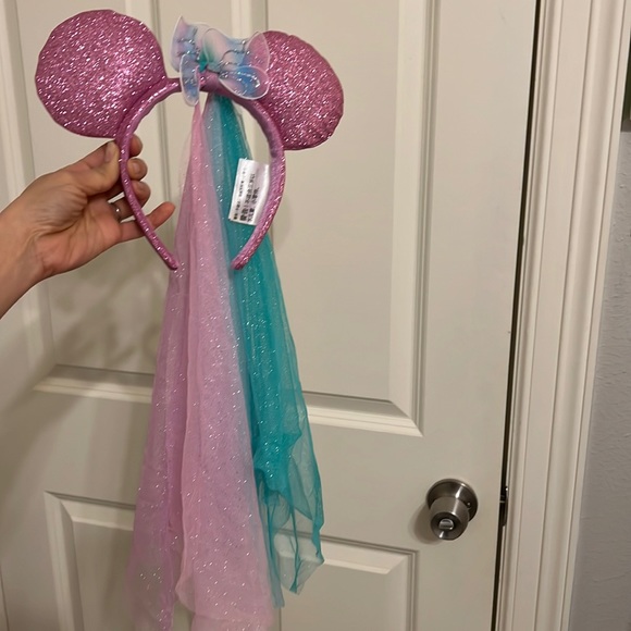 Disney | Other | Genuine Disney Parks Princess Headband With Draping ...